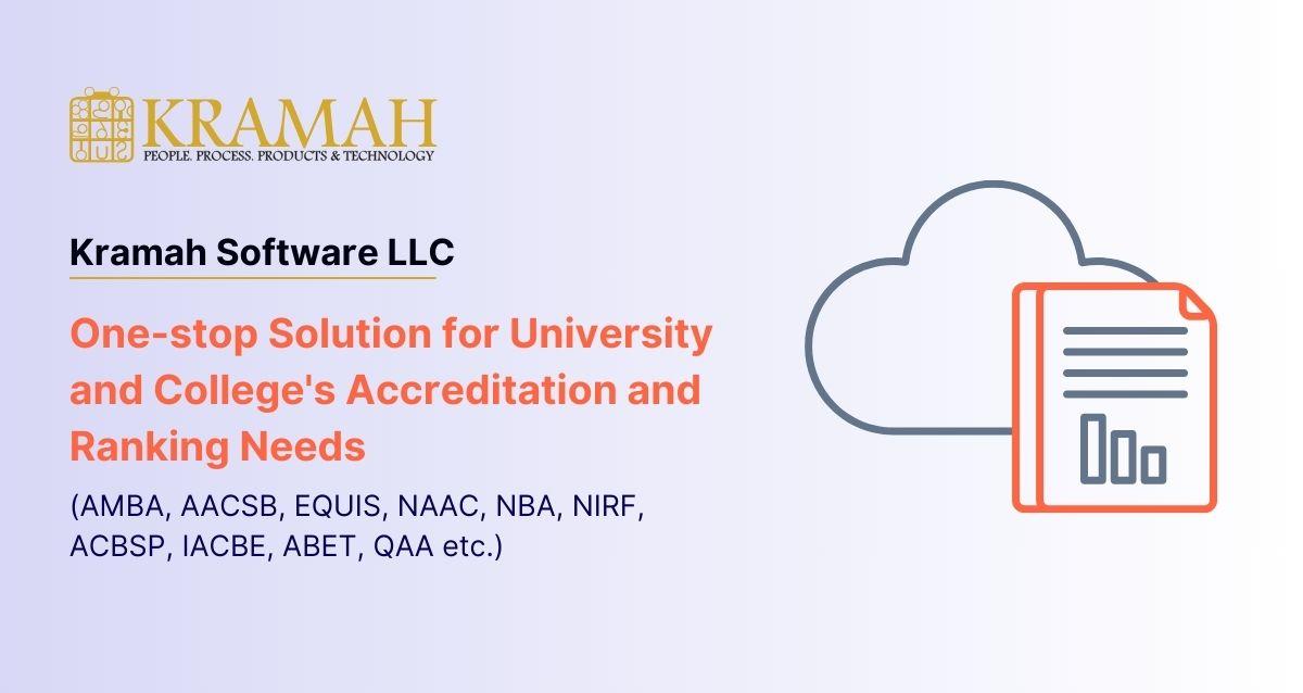 Accreditation Analytics Software Solutions - Kramah Software LLC